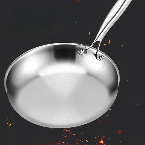 TitanChef Titanium Stainless Steel Frying Pan – TitanEdge